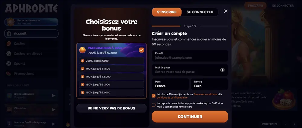 Casino sans wager | Top 10 meilleurs bonus (sans condition)